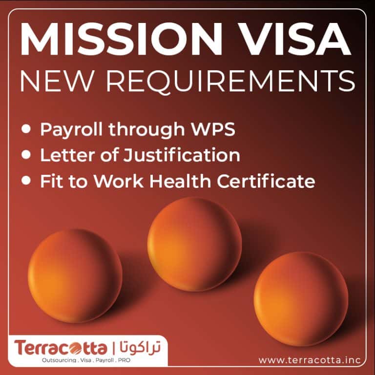 New Requirements for Mission Visa - Terracotta Manpower Services